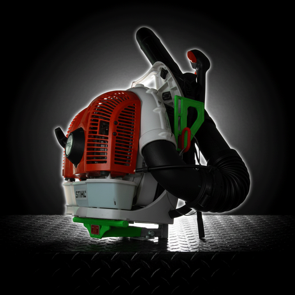 Lockable Rack for Backpack Blower | BA031 – TrailerRacks.com