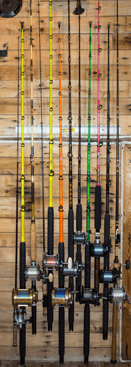 Wall Mount Fishing Rod Rack | Piranha Series | FB022